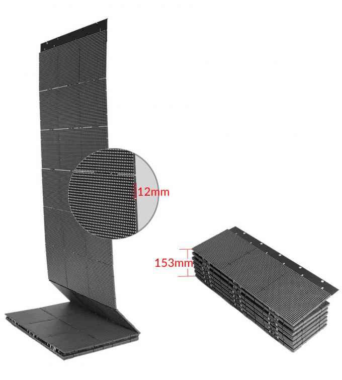 Space Saving LED Foldable Display Screen With Hanging Stacking And ...