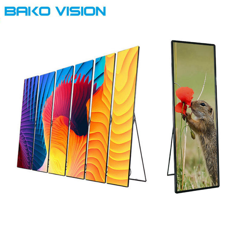 Aluminum Backlit Poster Display Indoor Outdoor Ultralight P2.5 P3 For ...