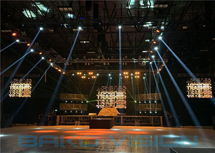 Full Color 250*250mm module P4.81 Indoor Rental LED Display With ...