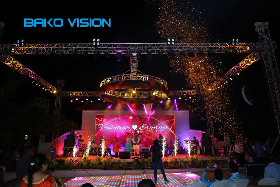 IP65 Outdoor Curtain Rental LED Display Nationstar Lamp 6000 Nits ...
