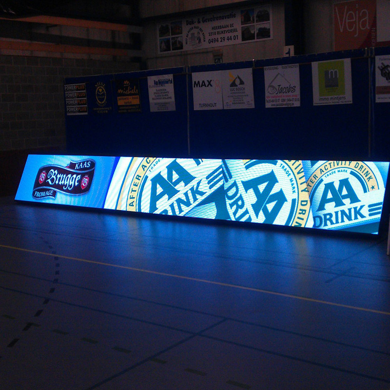 IP40 Sports Perimeter LED Display 6500cd/Sqm Outdoor ETL FIFA Stadium ...