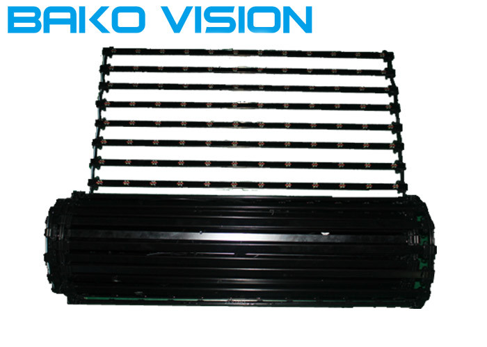 Outdoor Full Color LED Curtain Display 16 Bit Gray Scale Long Life Span